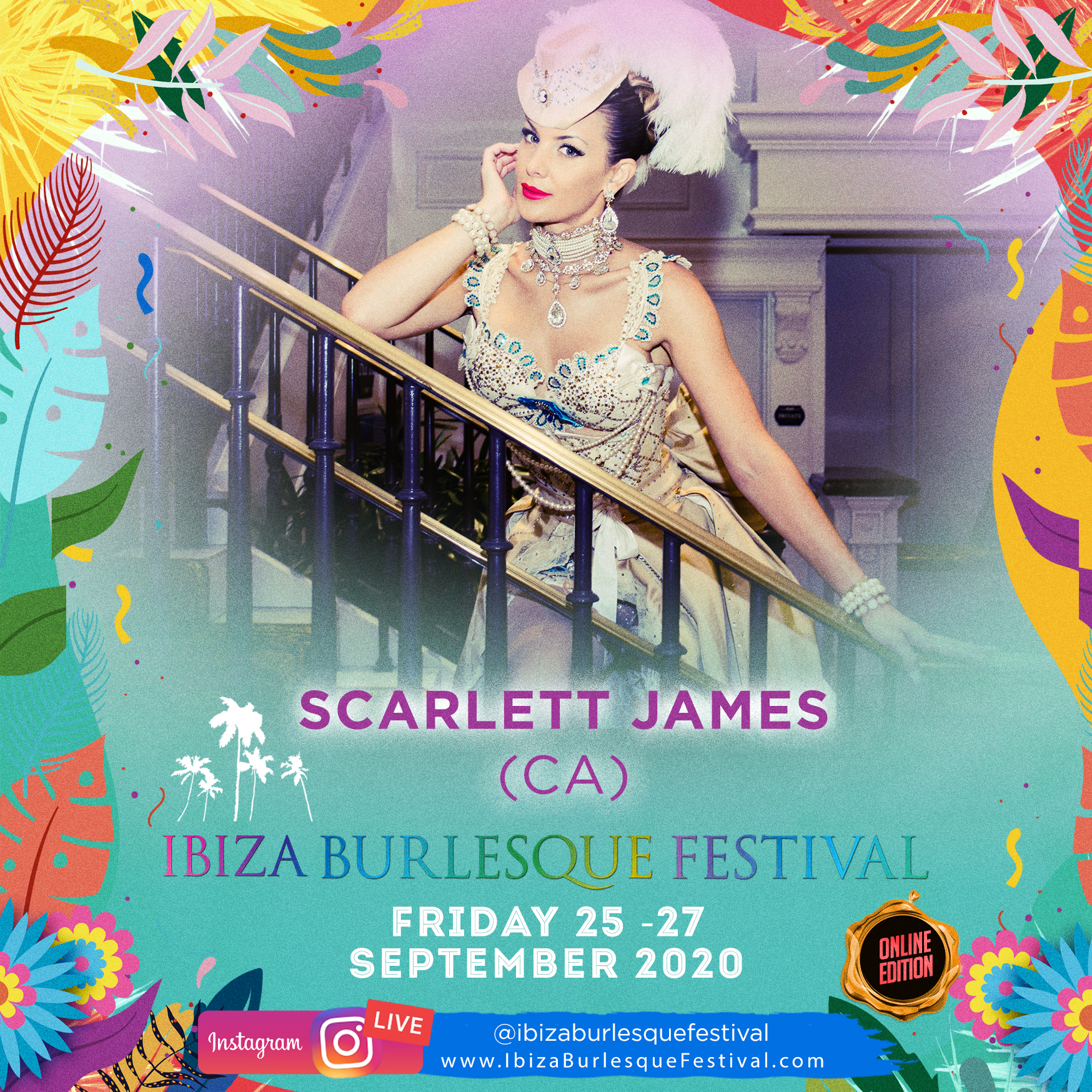 Scarlett James - Headliner - Ibiza Burlesque Festival